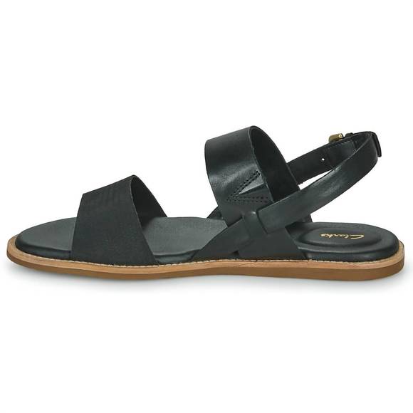 Clarks | Shoes | New Clarks Womens Karsea Strap Sandal In Black Leather ...